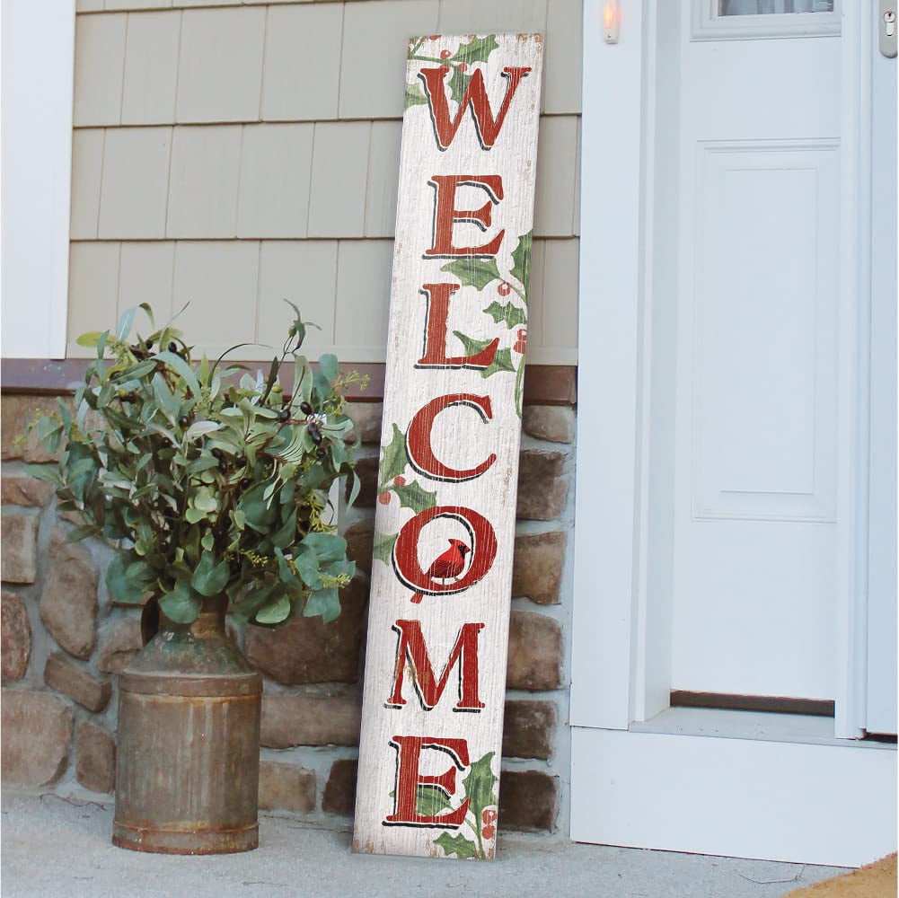 My Word! Welcome Holly Porch Board Welcome Sign and porch leaner for ...