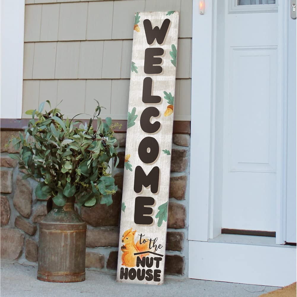 My Word! Welcome to The Nut House Porch Board Welcome Sign & Porch ...