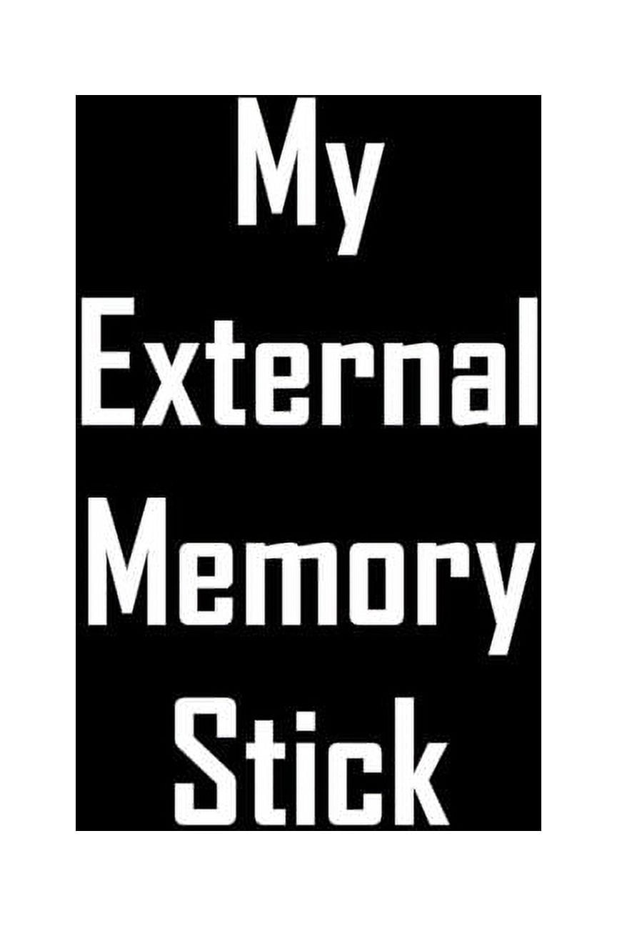 My external memory stick. : Funny gag notebook to write in with ...