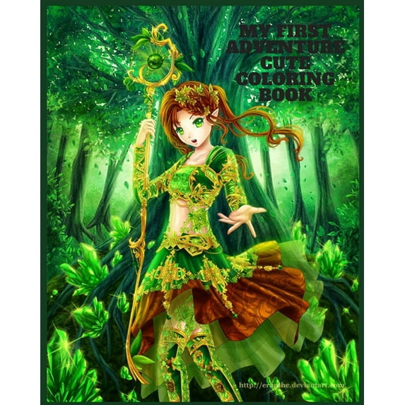 My first adventure cute coloring book : for girls with fun fashion ...