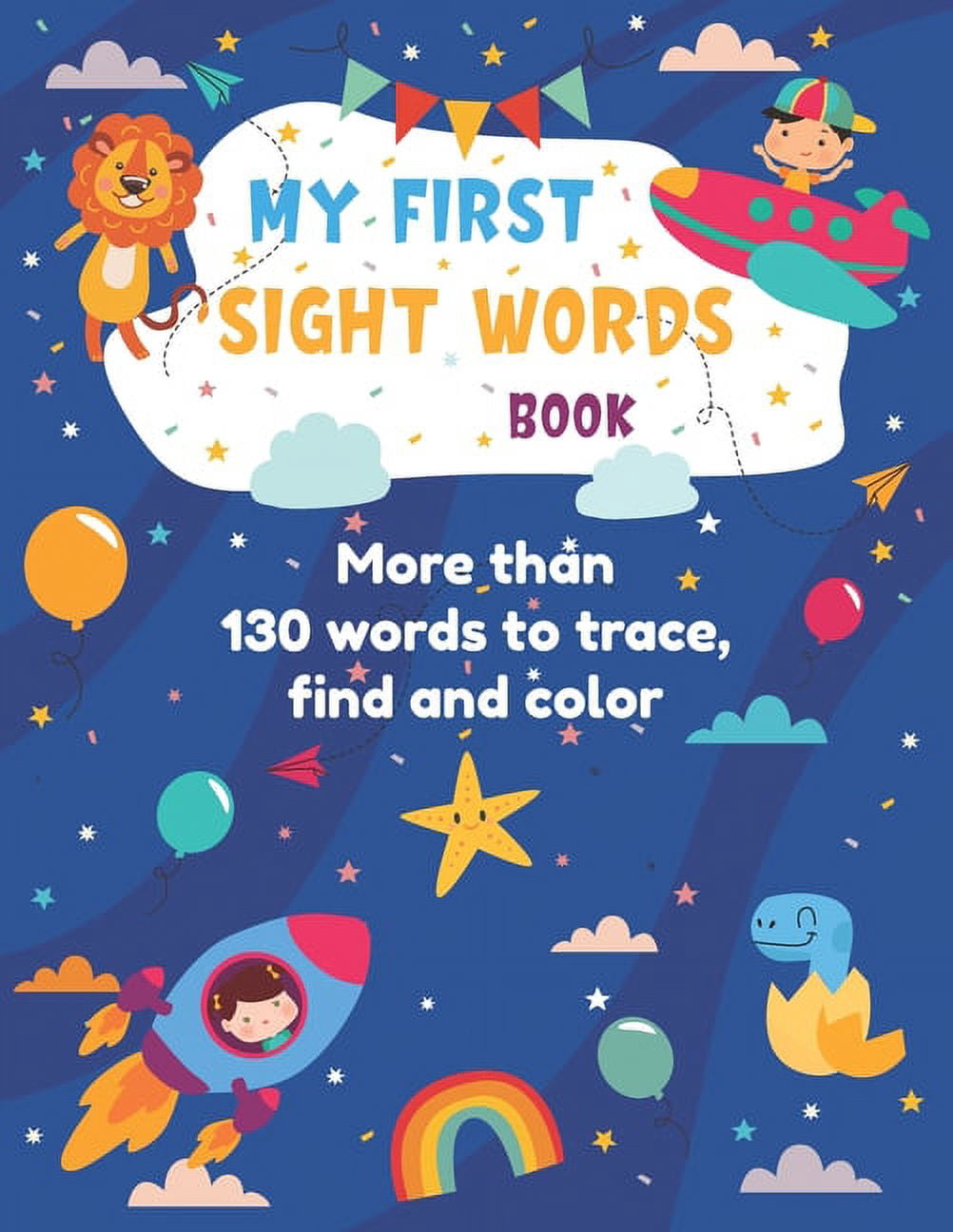 My first sight words book: 138 sight words to trace find and color This ...