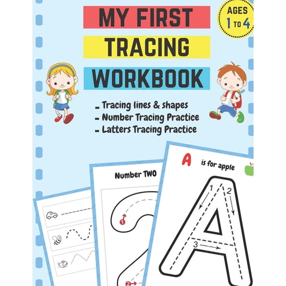 My first tracing workbook: Tracing and matching activities for 3 year ...
