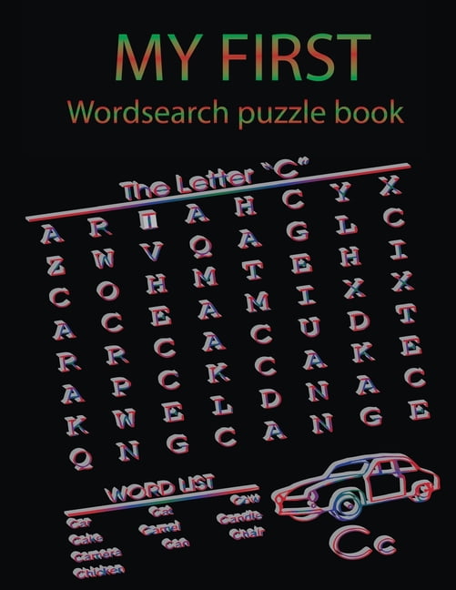 My first word search puzzle book : Word search by letter & color is ...