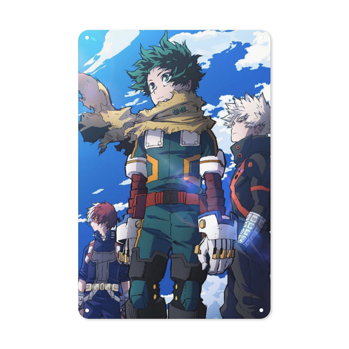 My hero academia Poster Tin Painting Halloween Retro Tin Sign Retro ...
