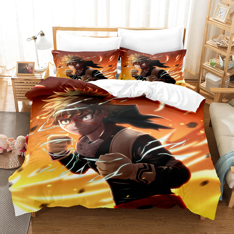 My hero academy Bedding Set Single Twin Full Queen King Size Todoroki ...