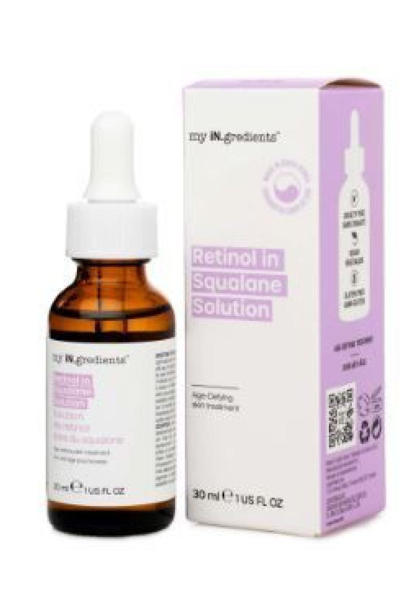 My iN.gredients Retinol in Squalane - Anti-Aging & Skin Renewal Serum for All Skin Types (30ml ...