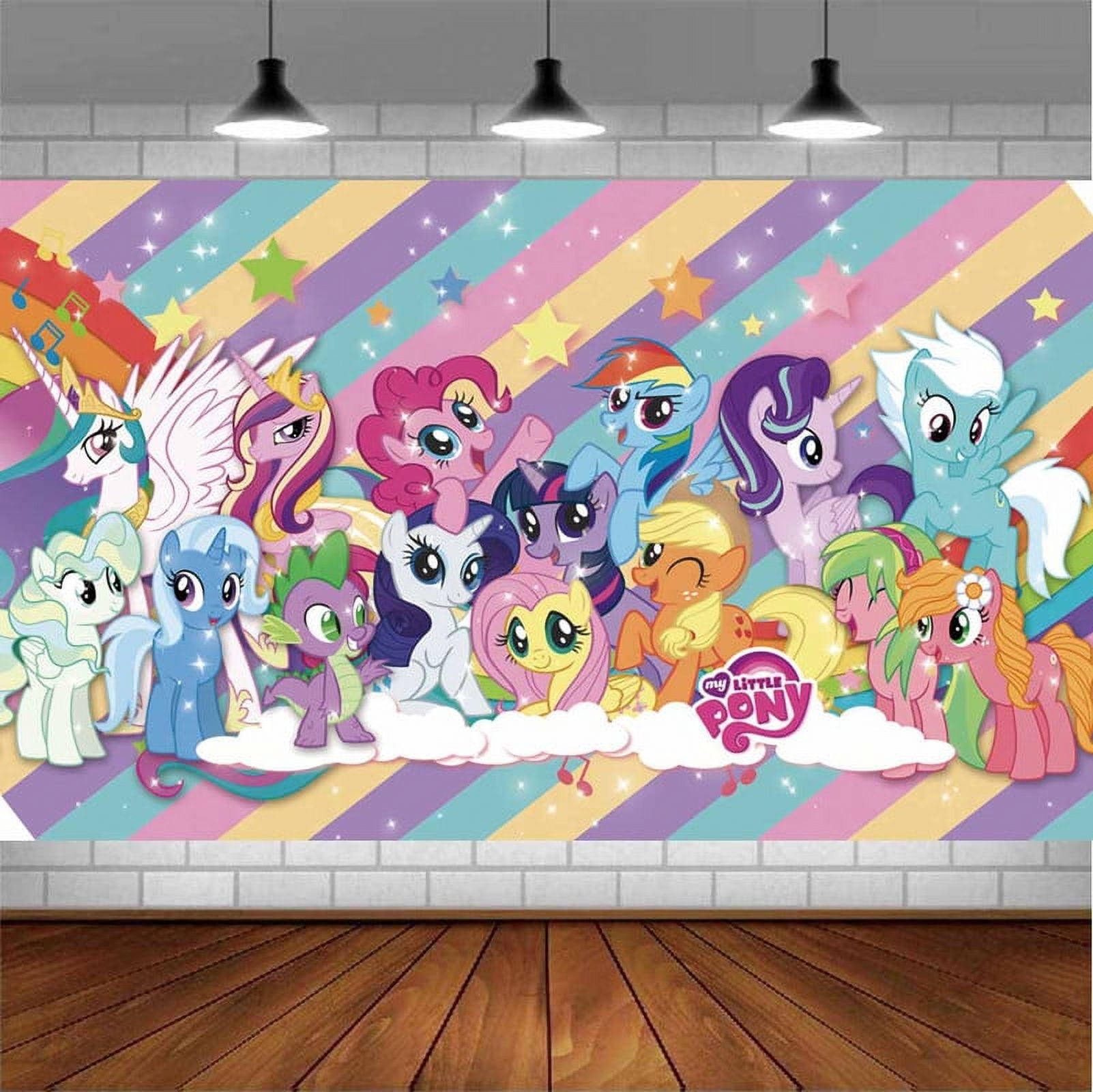My little pony Backdrop Taspestry Wall Decor Banner Party Supplies Post ...