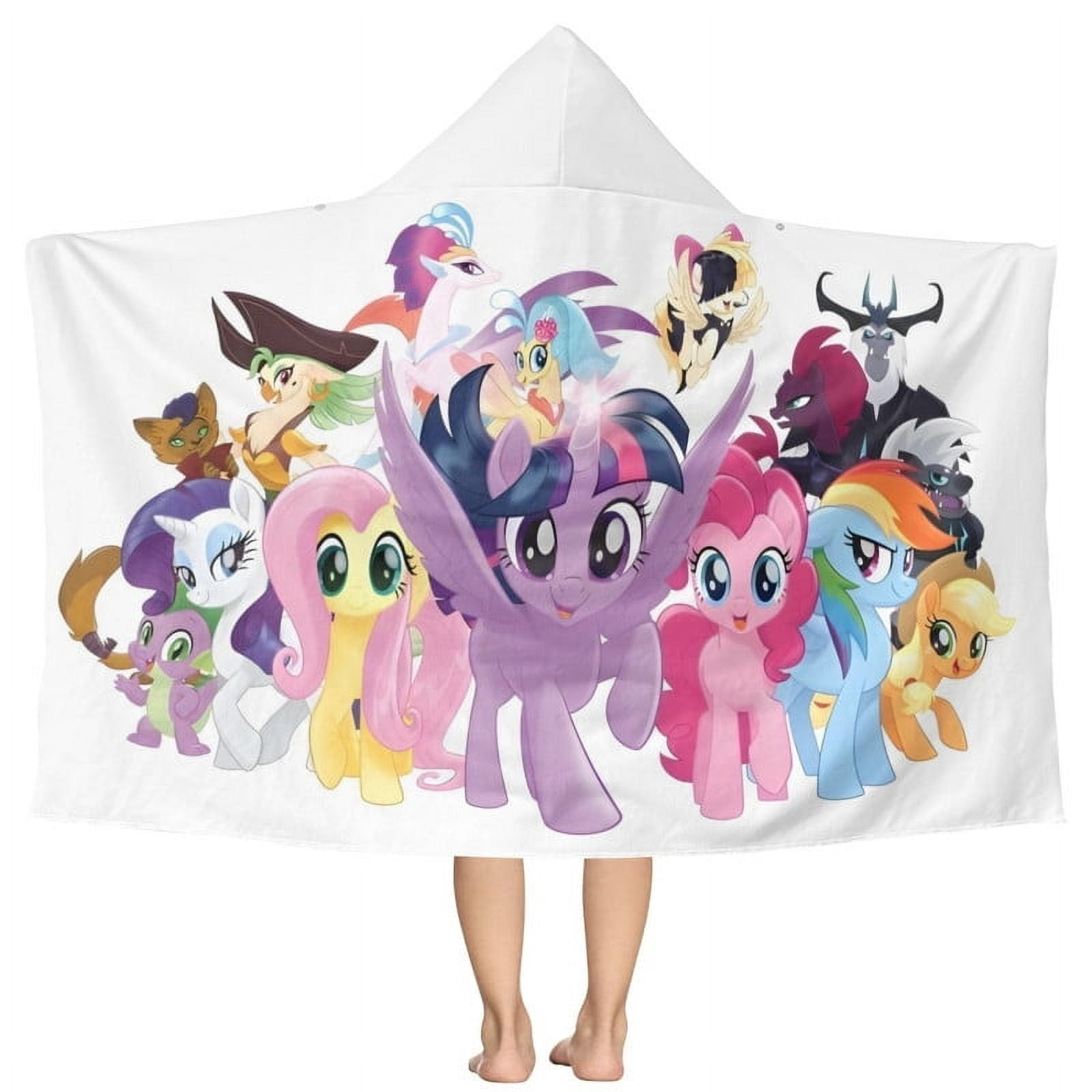 My little pony Pattern Beach Poncho - Microfiber - Towel - Kids ...