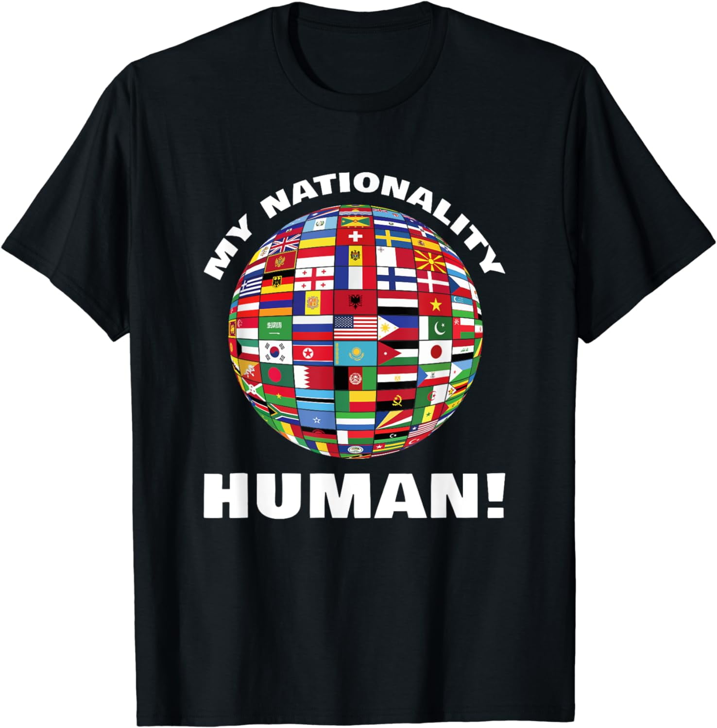 My nationality people flags country countries T-Shirt - Walmart.com