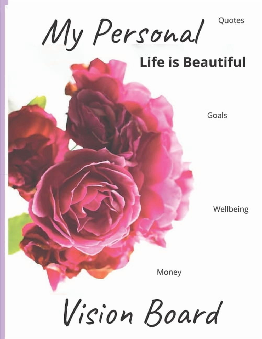 My personal Life is Beautiful Vision Board: Quotes, Wellbeing, Money ...