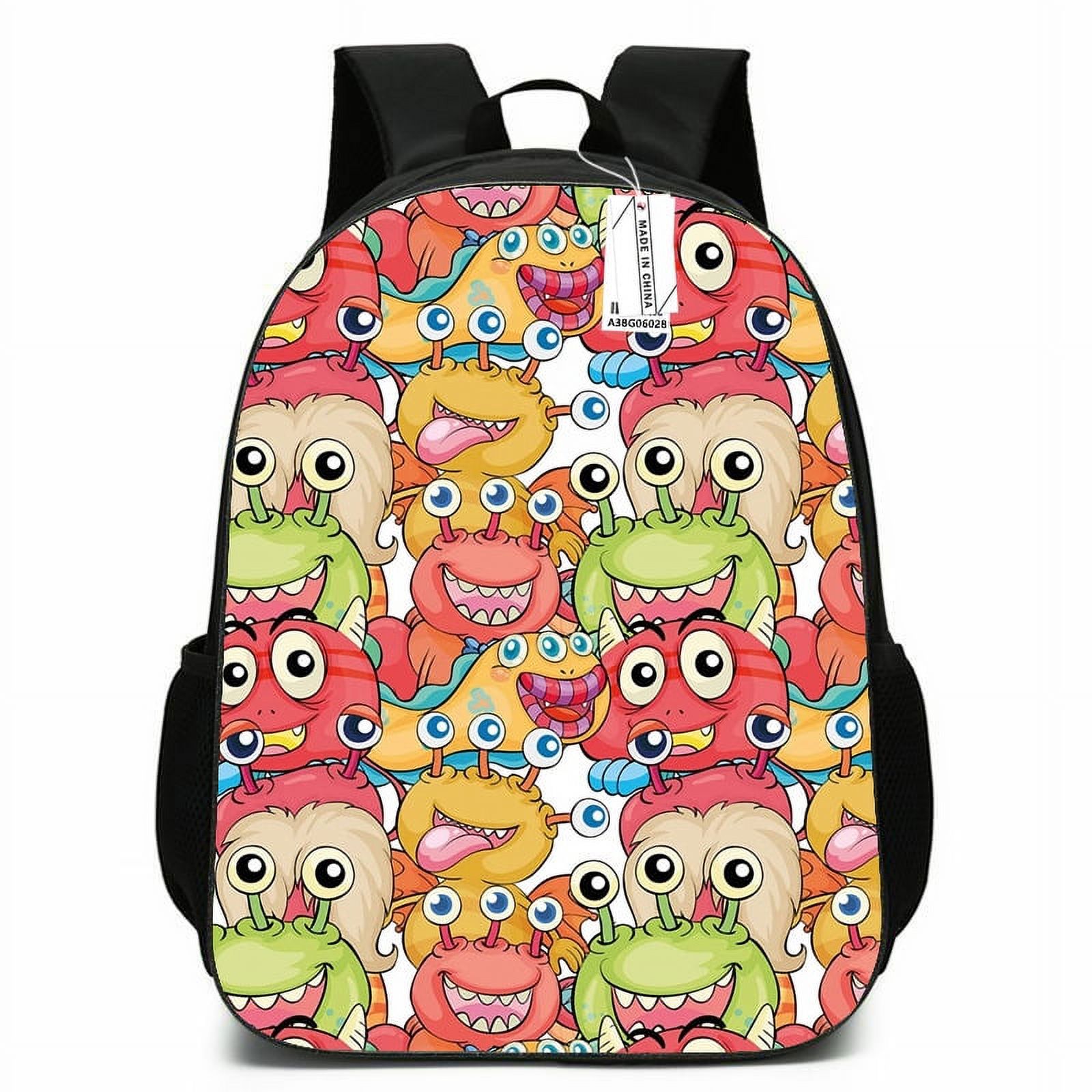 My singing monsters backpack simple and stylish backpack Large capacity ...