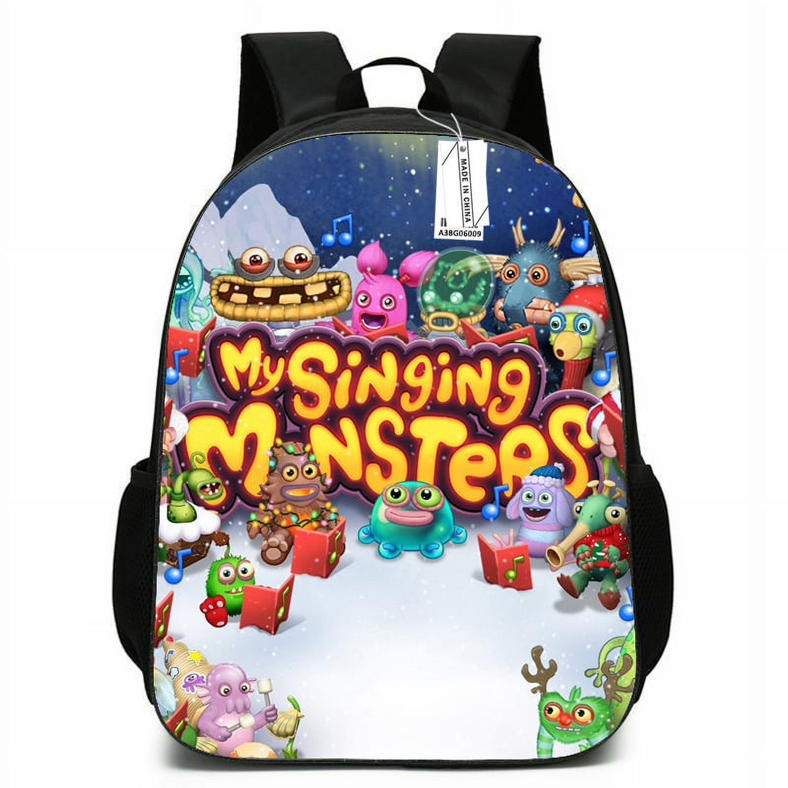 My singing monsters backpack simple and stylish backpack Large capacity ...