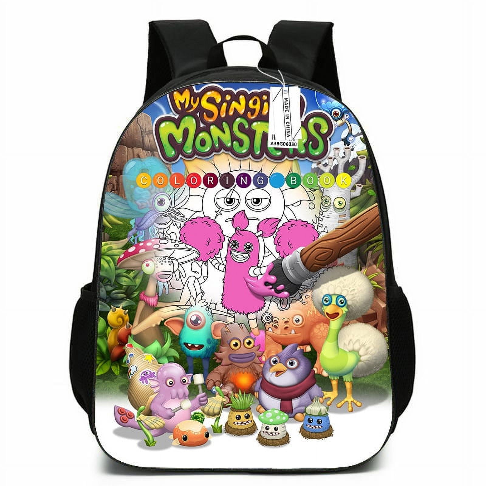 My singing monsters backpack simple and stylish backpack Large capacity ...