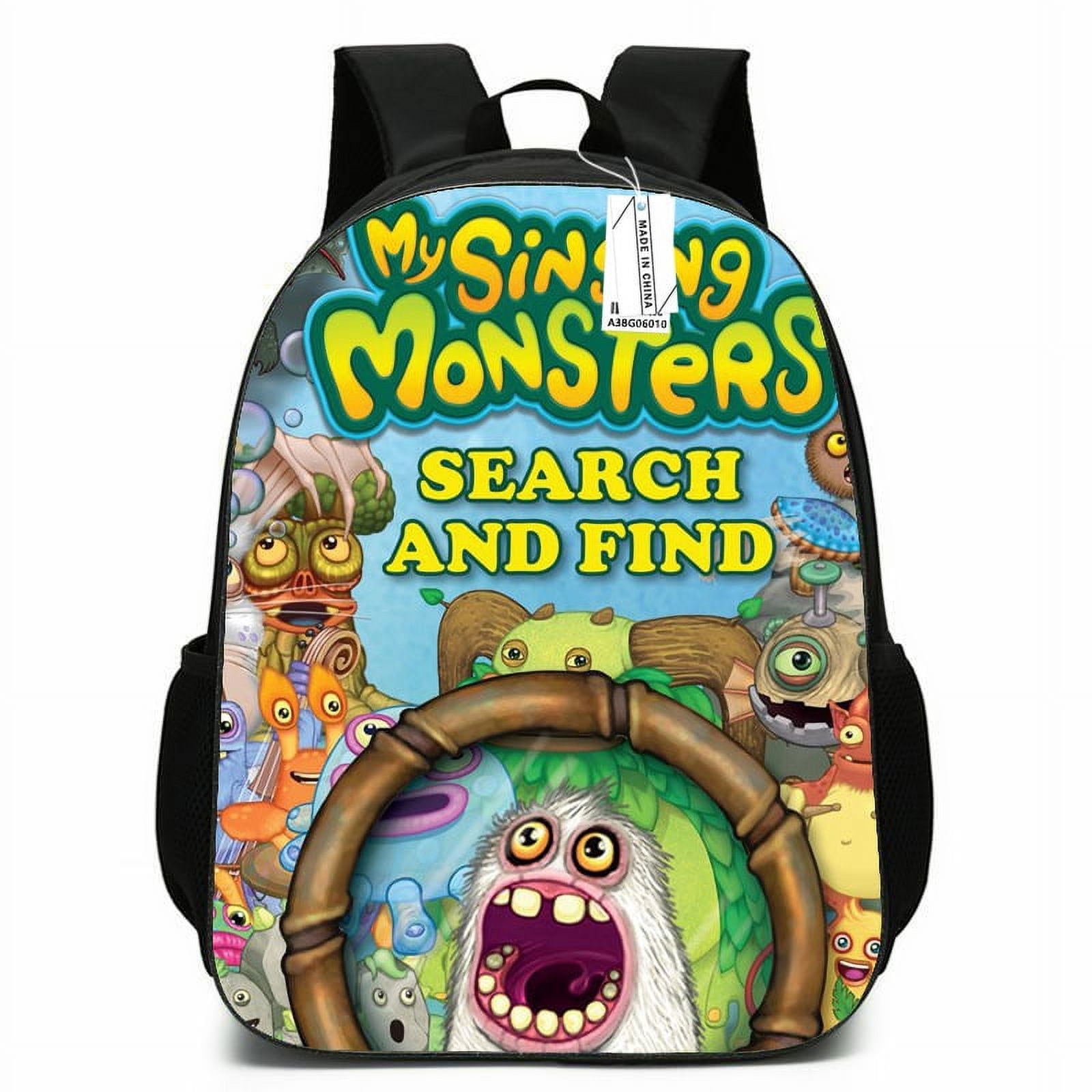 My singing monsters backpack simple and stylish backpack Large capacity ...