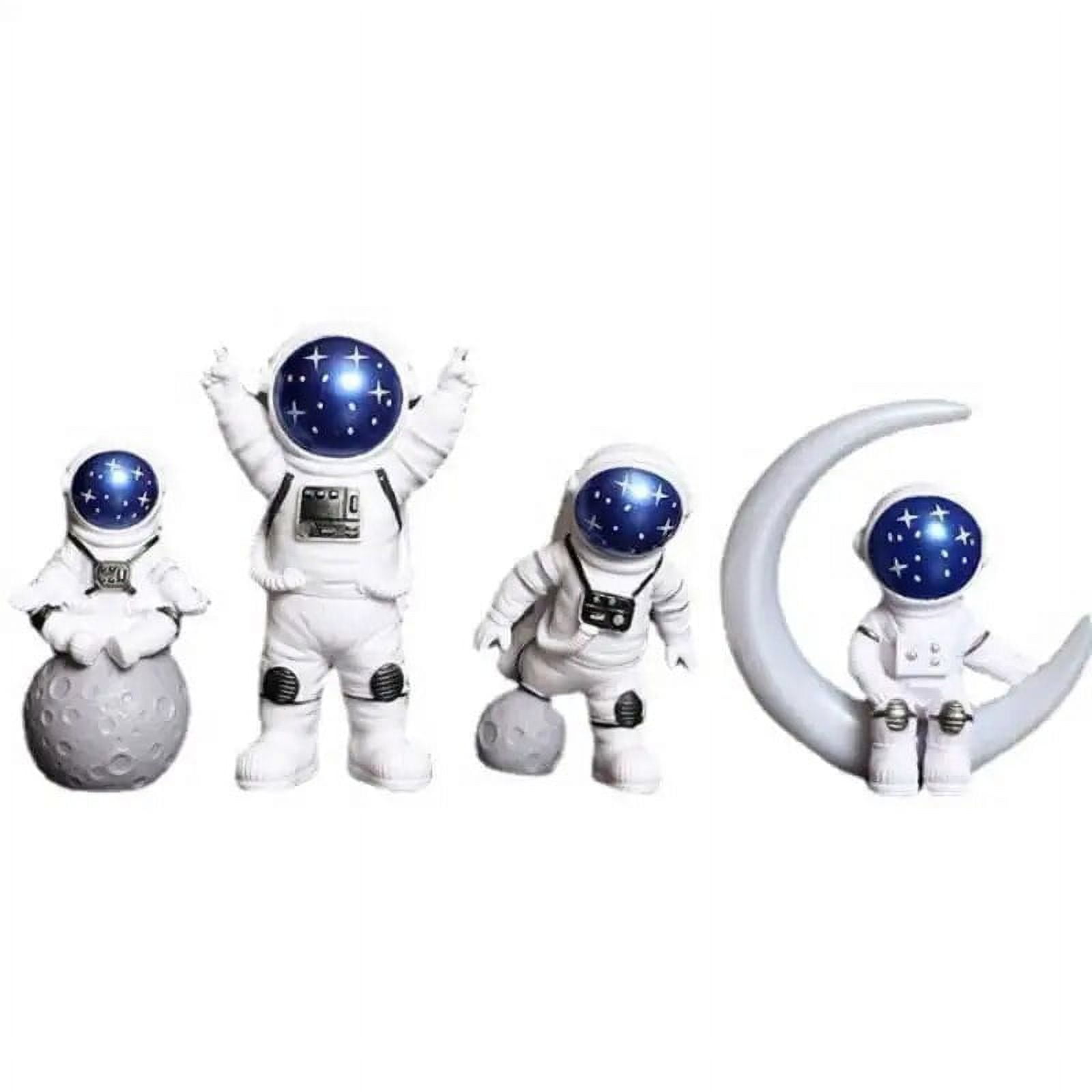 MyArtWe 4 Pcs Astronaut Figurines Spaceman Sculpture Decoration ...