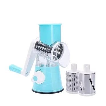 GoXteam Manual Rotary Cheese Grater - 3-in-1 Stainless Steel Manual ...