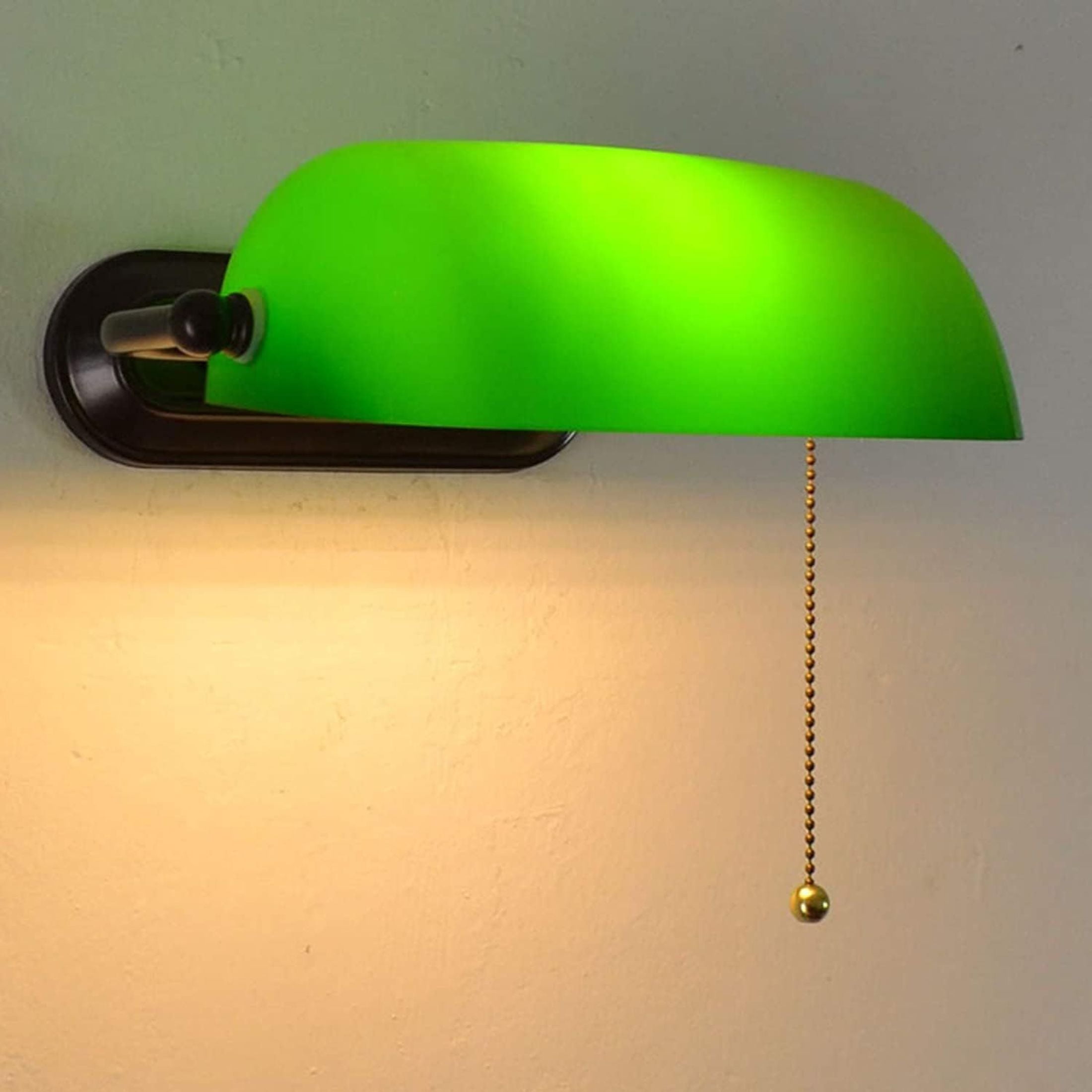 MyArtWe Wall Sconces Retro Banker Lamp Tiffany Style Wall Light ...
