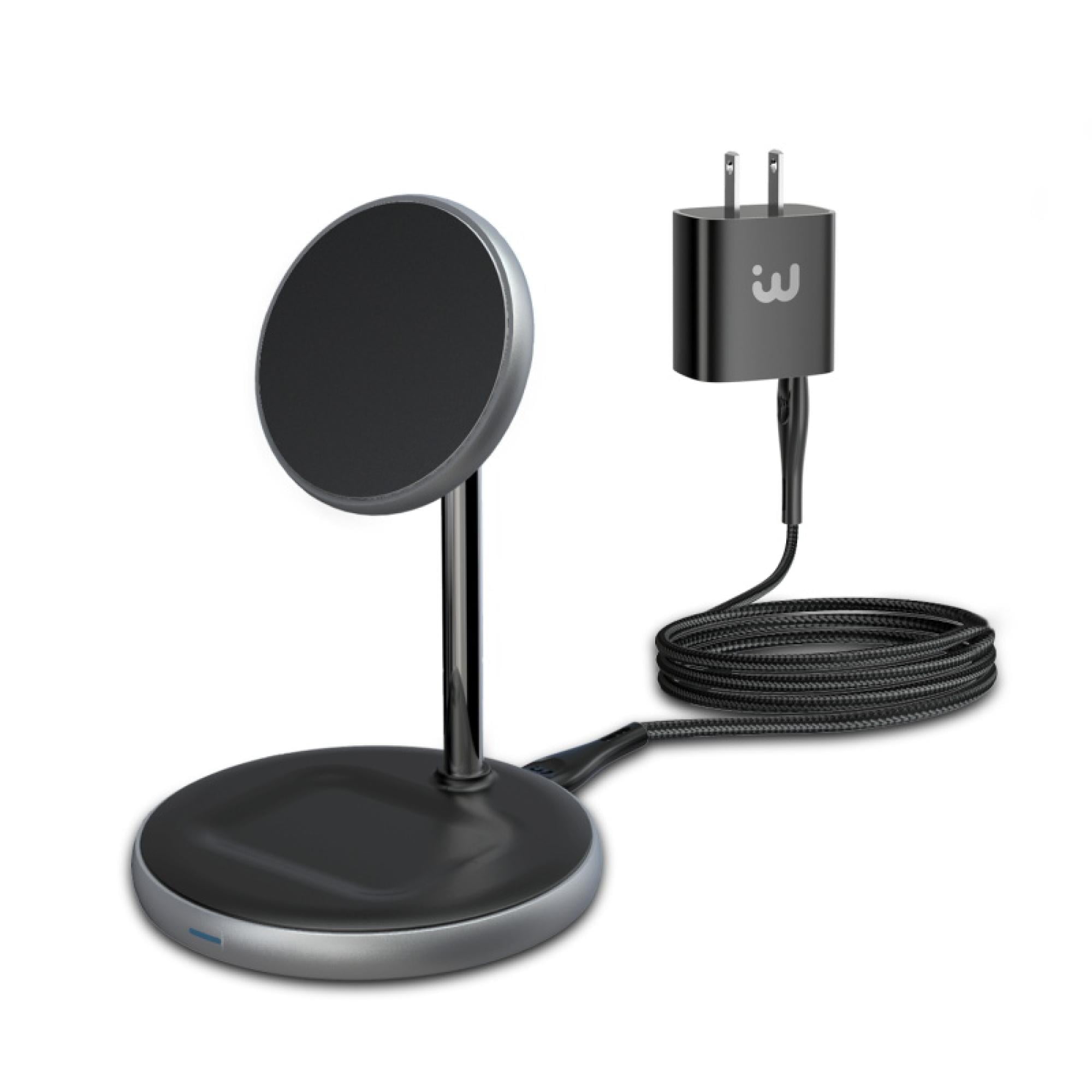 MyBat Pro 2-in-1 Magnetic Wireless Charging Stand, 10W Fast Charger for ...