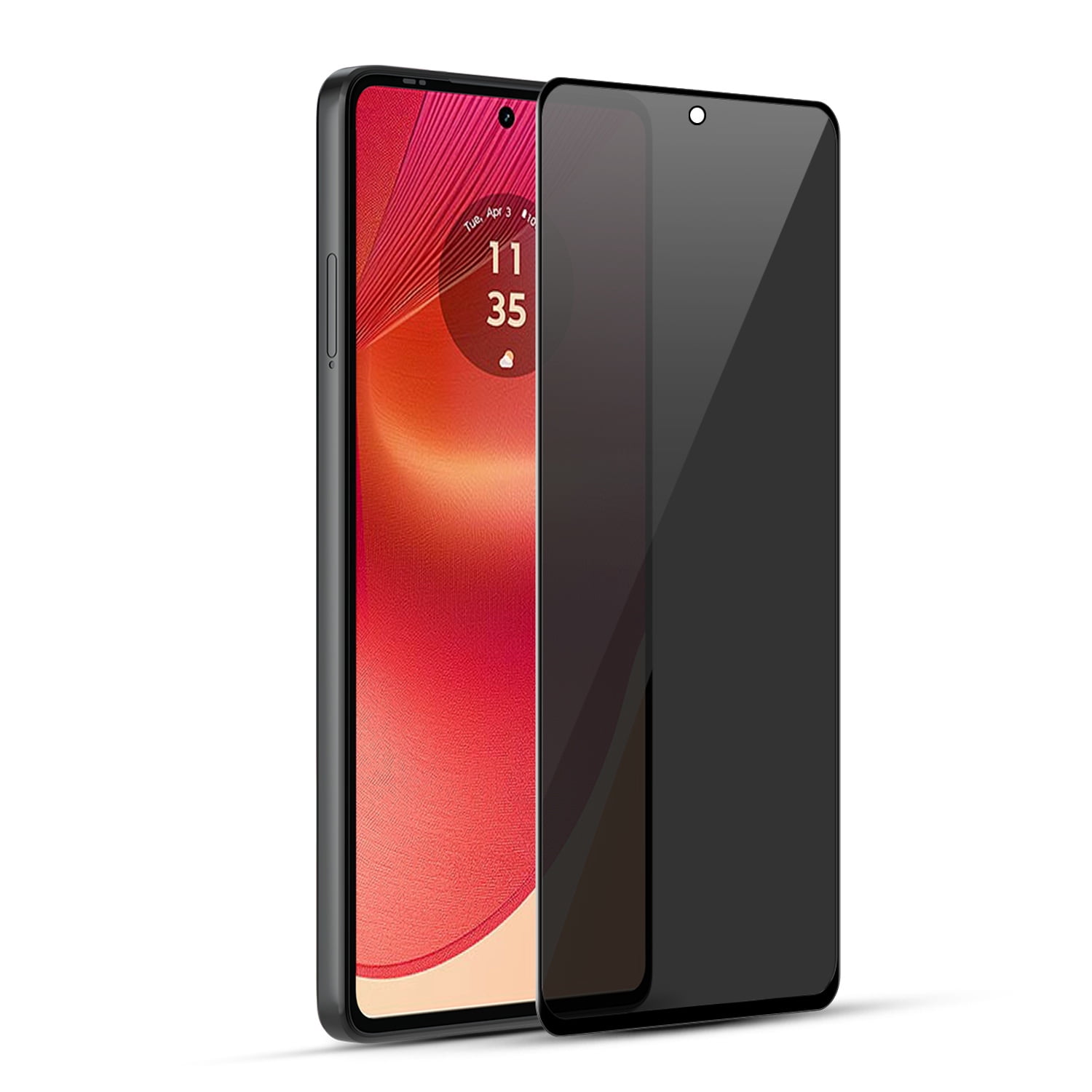 MyBat Pro Privacy Full Coverage Tempered Glass Screen Protector for ...
