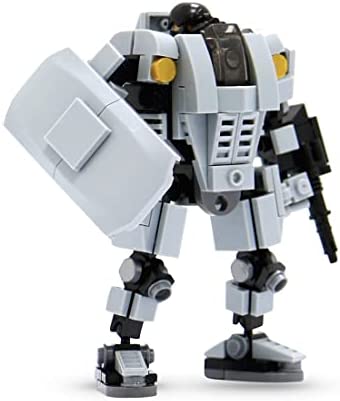 MyBuild Mecha Frame 5 Mech Suit Building Toys Gray Mech Building Bricks ...