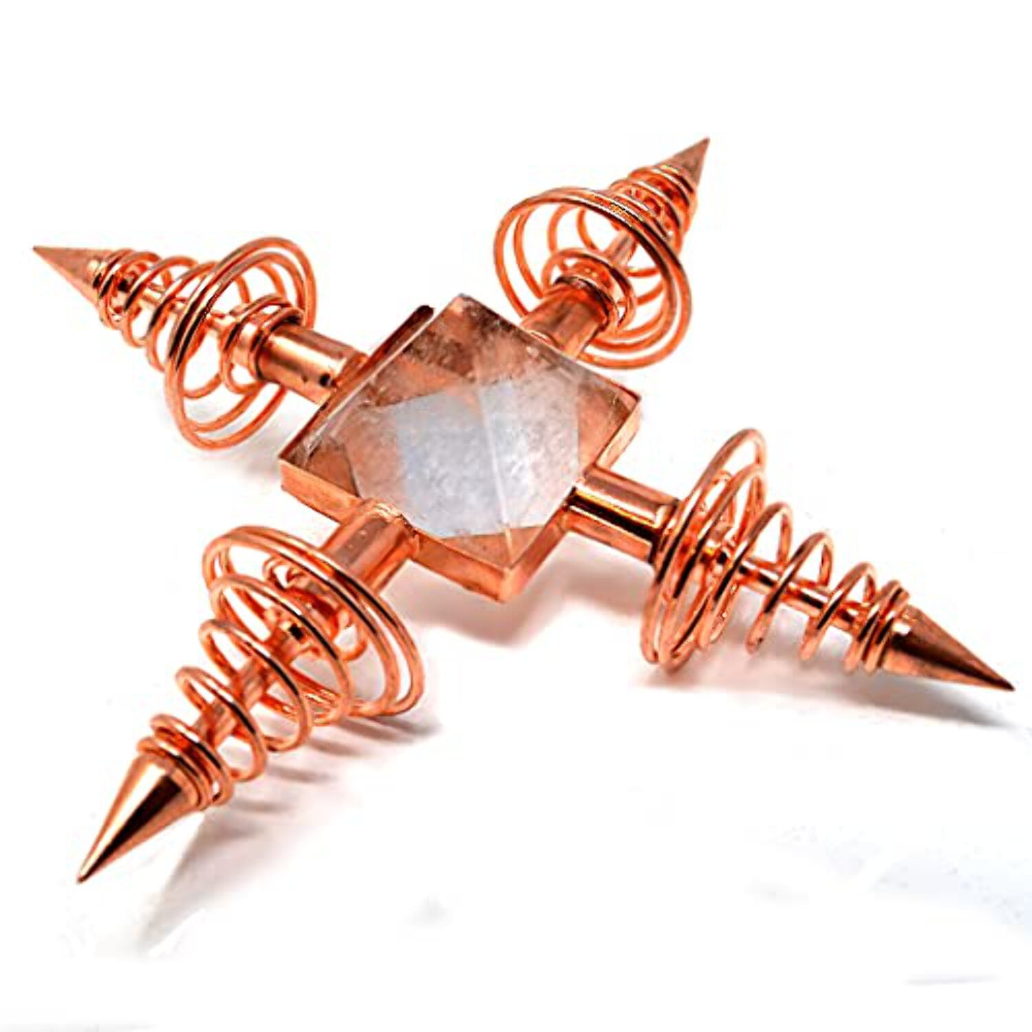 MyDeal Products Copper Spritual Energy Generator with Quartz Pyramid ...
