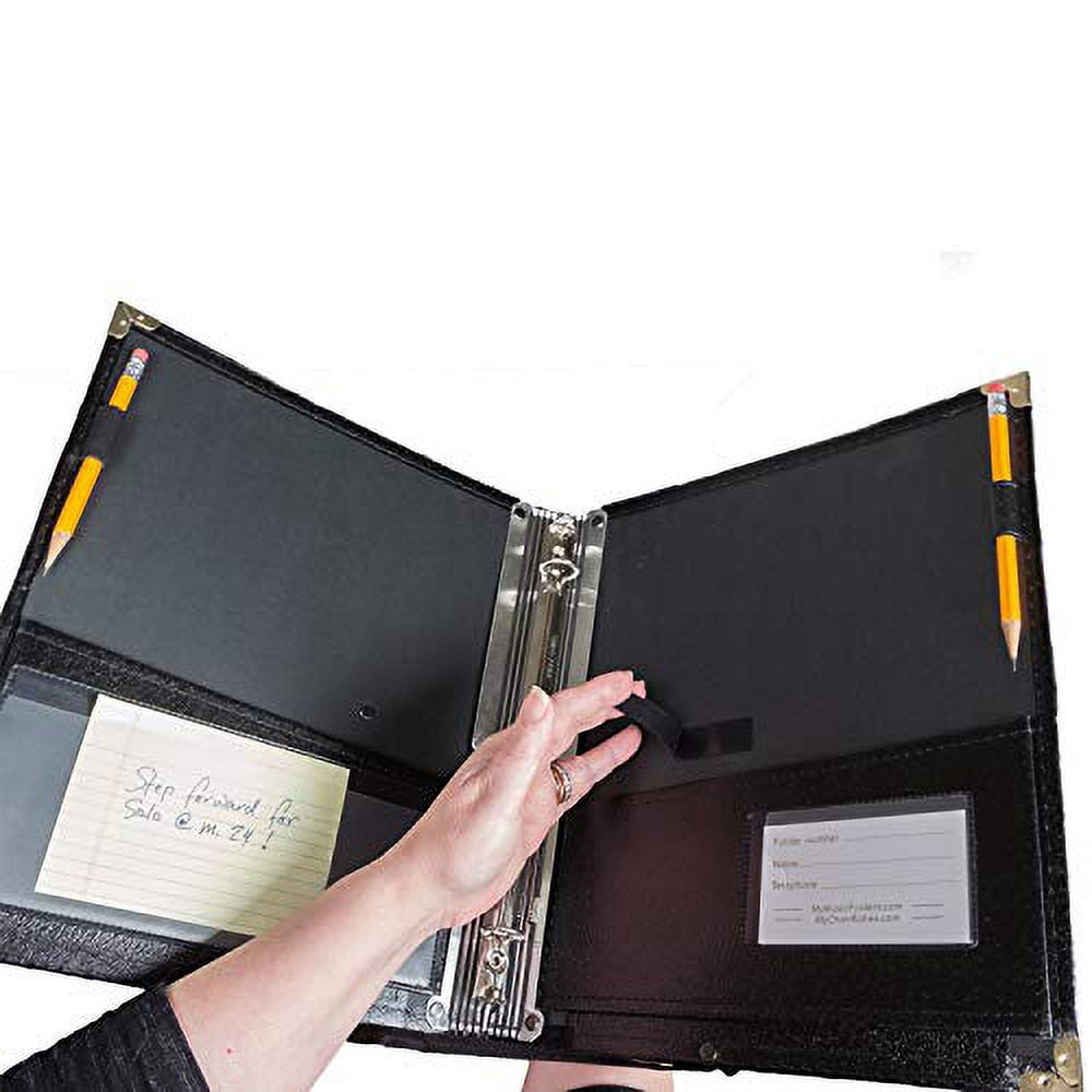 MyDeluxe Choral Music Folder | Black Sheet Music Folder - Removable 3 ...