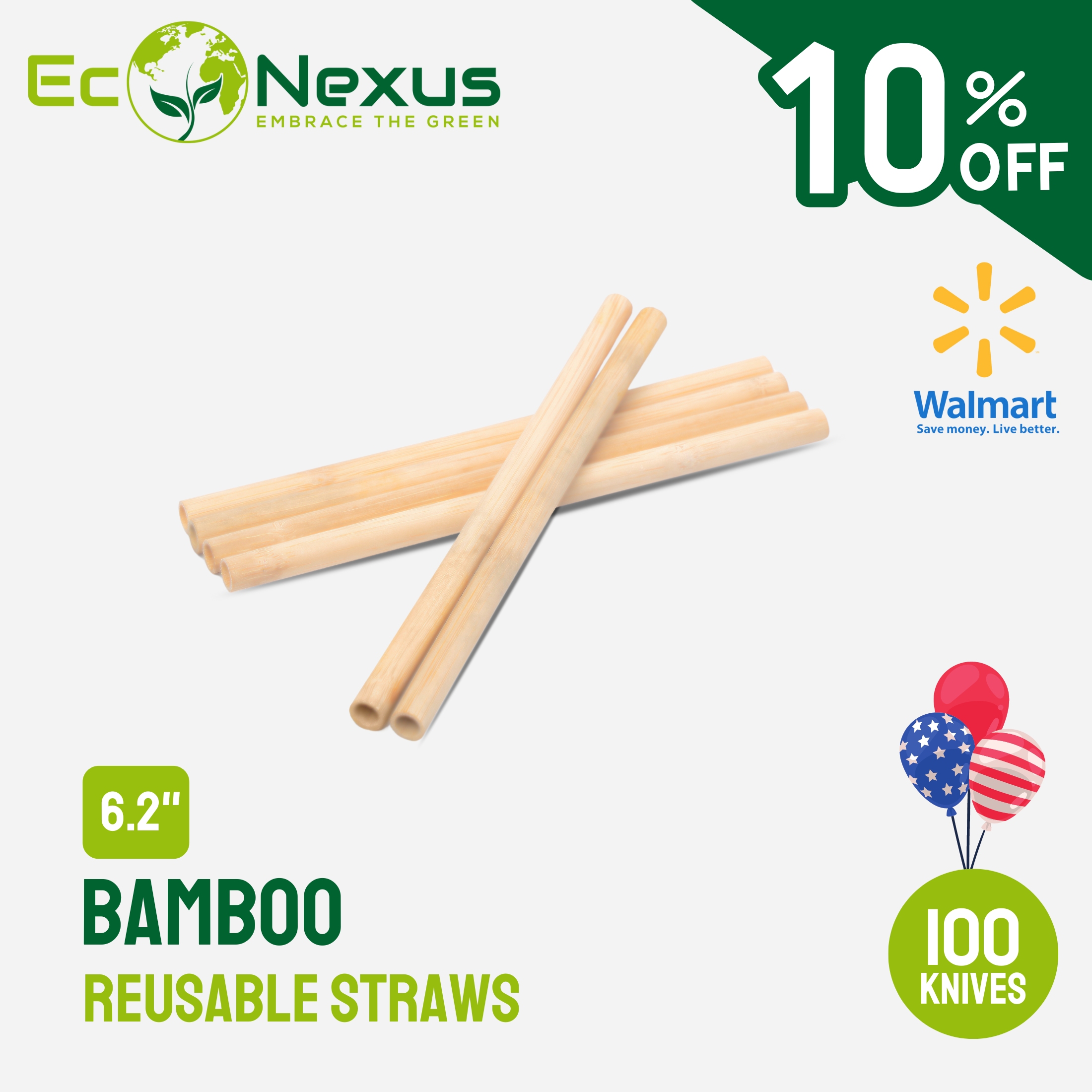 Green Bamboo Print Cake Pop Party Straws - Walmart.com
