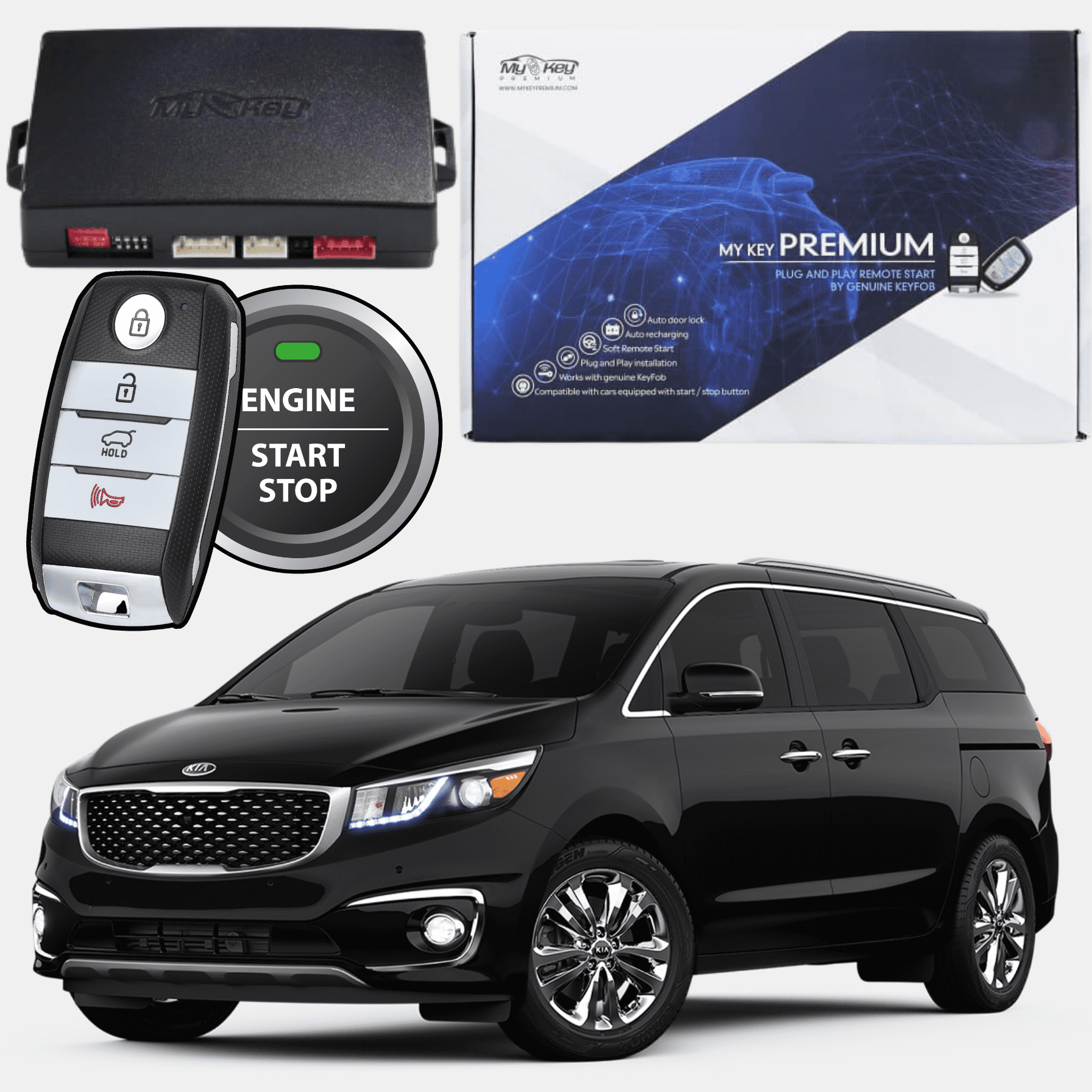 MyKey Premium KIA SEDONA REMOTE STARTER - Walmart.com