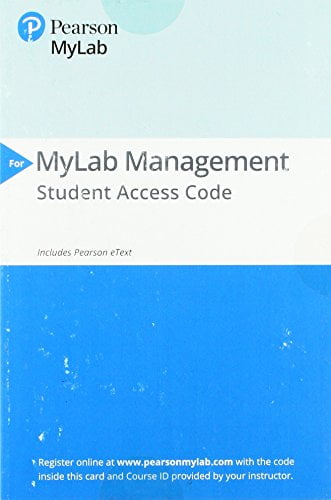 MyLab Management with Pearson eText -- Access Card -- for Modern ...