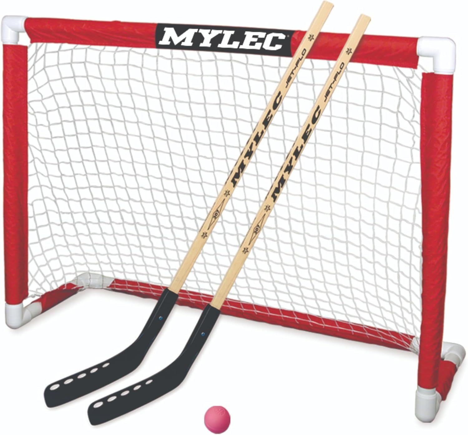MyLec Deluxe Hockey Set, with 1 Hockey Goal, 2 43" Hockey Sticks & 1 ...