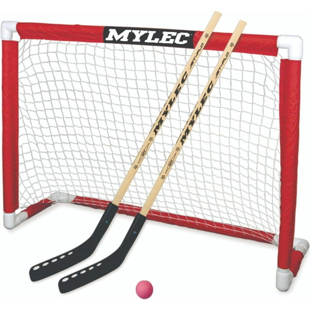 MyLec Deluxe Hockey Set, with 1 Hockey Goal, 2 43" Hockey Sticks & 1 ...