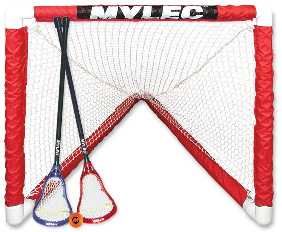 MyLec Mini Lacrosse Set, with 1 lacrosse Goal, 2 Lacrosse Game Sticks ...