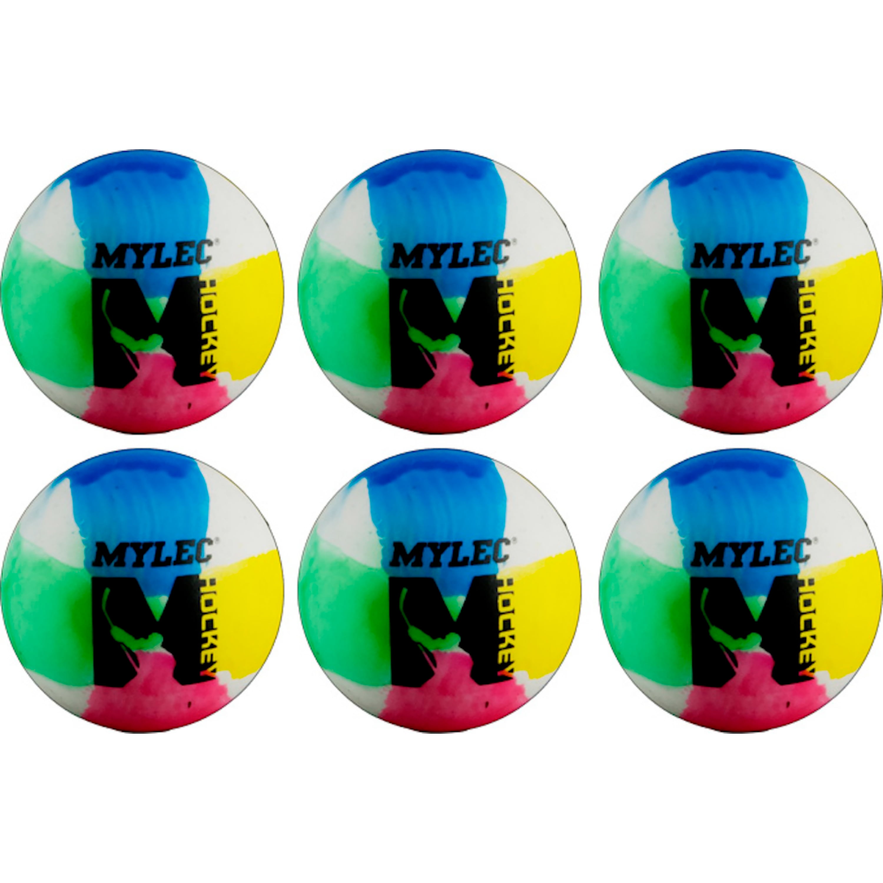 MyLec Street Hockey Balls, No-Bounce Street Hockey Balls, Plastic ...
