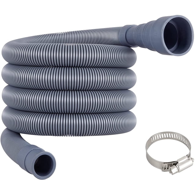 MyLifeUNIT Washing Machine Drain Hose Extension Kit, Plastic Universal ...