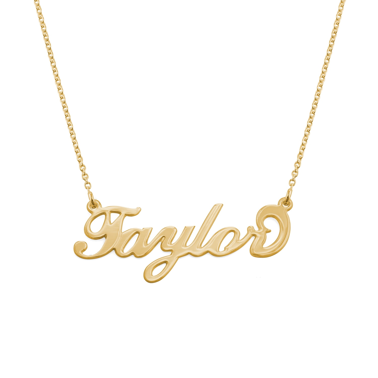 MyNameNecklace - Personalized Unisex Classic "Carrie" Name Necklace for ...