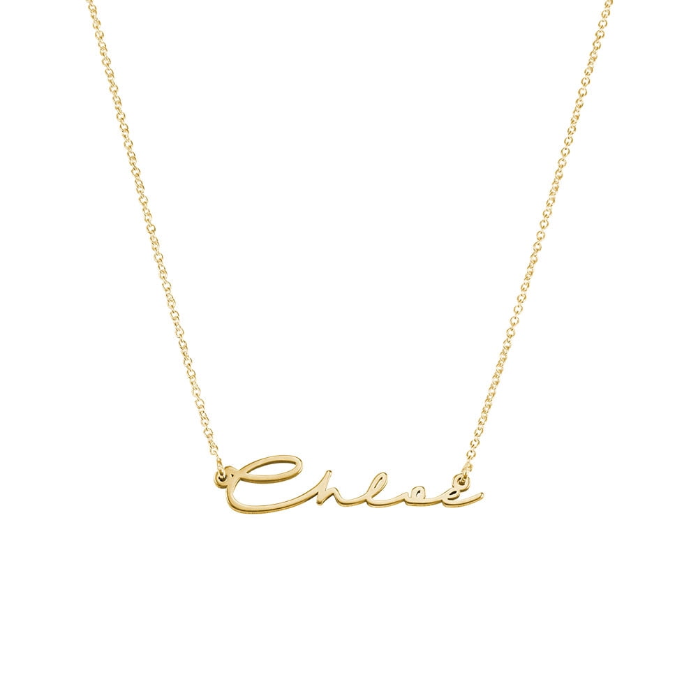 MyNameNecklace - Personalized Unisex Signature Cursive Name Necklace ...