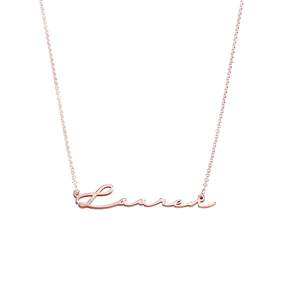 MyNameNecklace - Personalized Unisex Signature Cursive Name Necklace ...