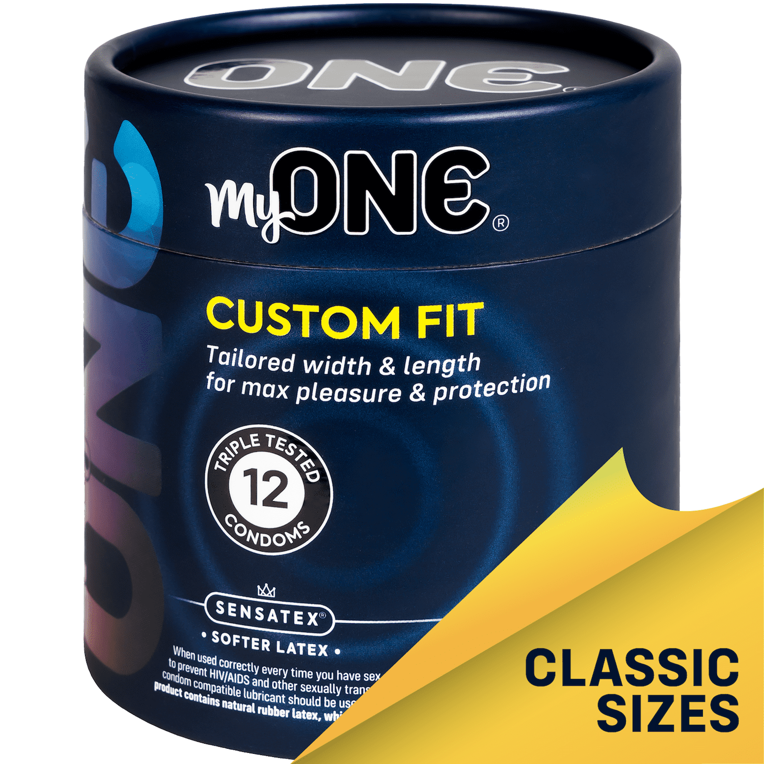 MyONE Condoms Classic Fit Size 51H: Classic Snug (51), Length 7” (H ...