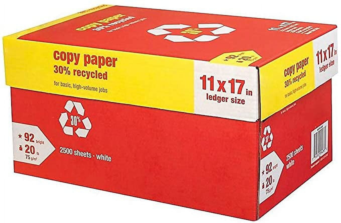 MyOfficeInnovations 30% Recycled 11" x 17" Copy Paper 20 lbs 92 ...
