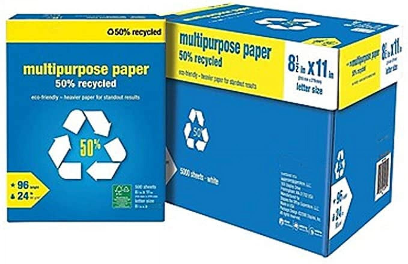 MyOfficeInnovations 50% Recycled 8.5" x 11" Multipurpose Paper 24 lbs ...