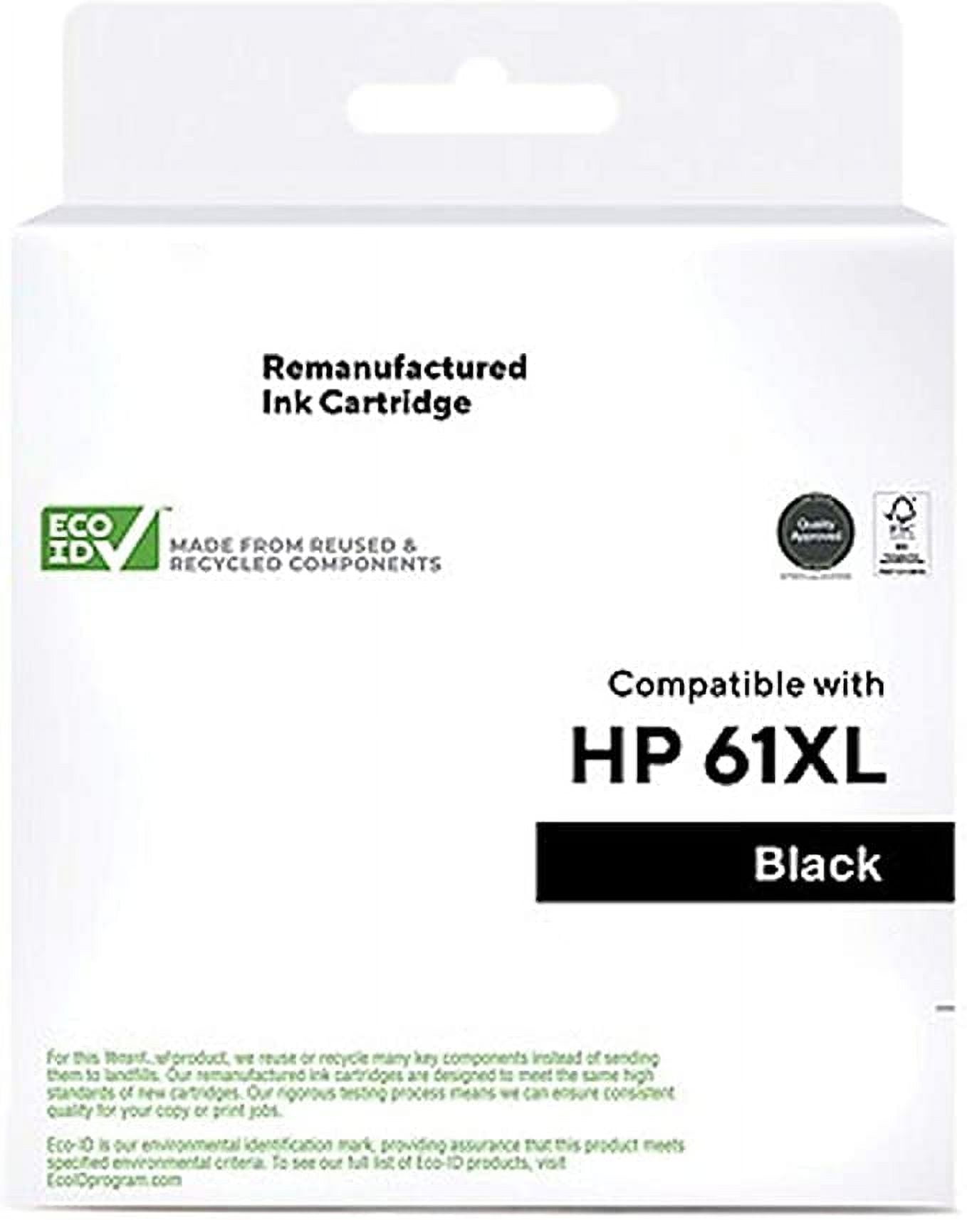 MyOfficeInnovations Ink Cartridge Replacement for HP 61XL (Black ...