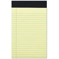 MyOfficeInnovations Notepads 5" x 8" Narrow Canary 100 Sh./Pad 6 Pads ...