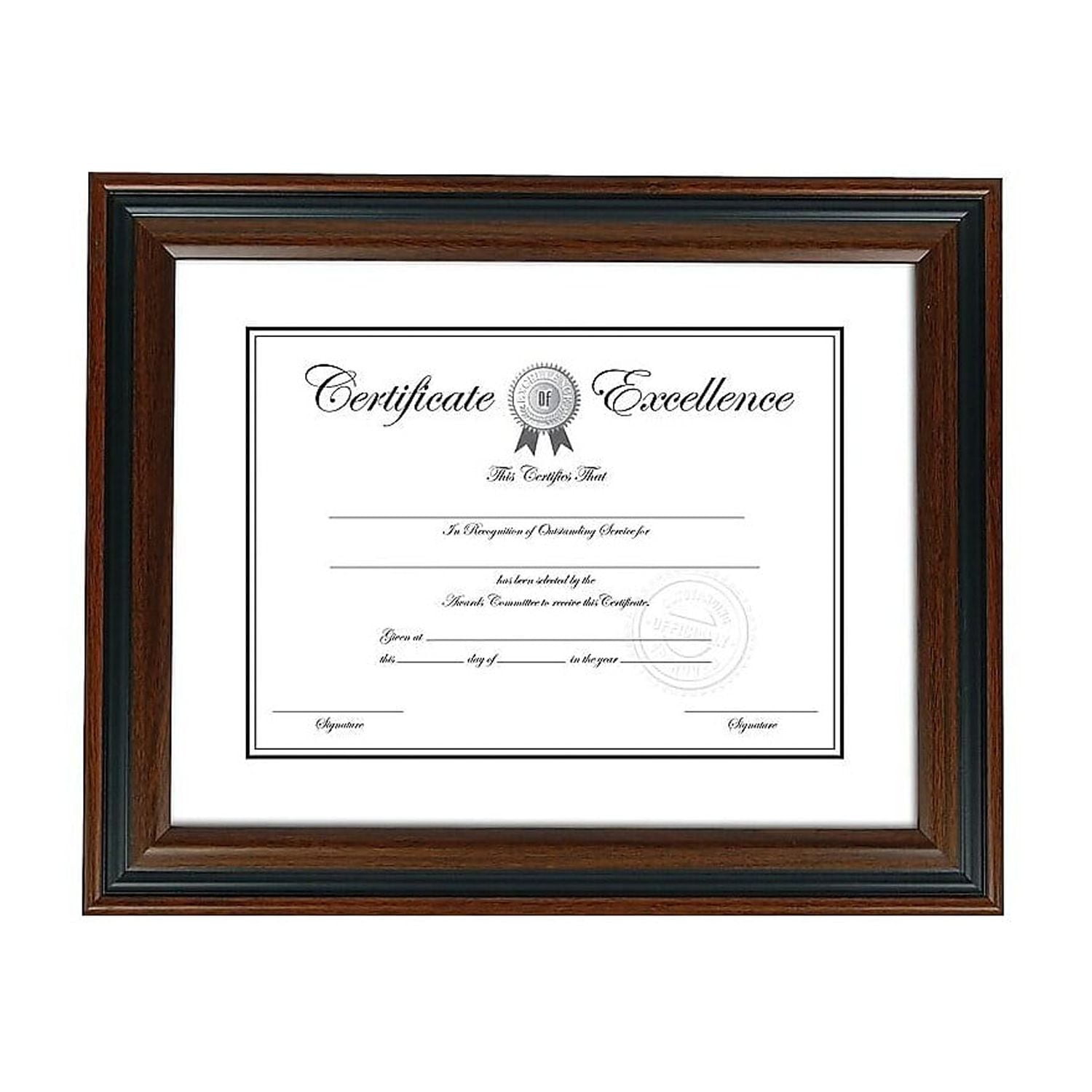 MyOfficeInnovations Plastic Certificate Frame (53129/20190) 810900 ...