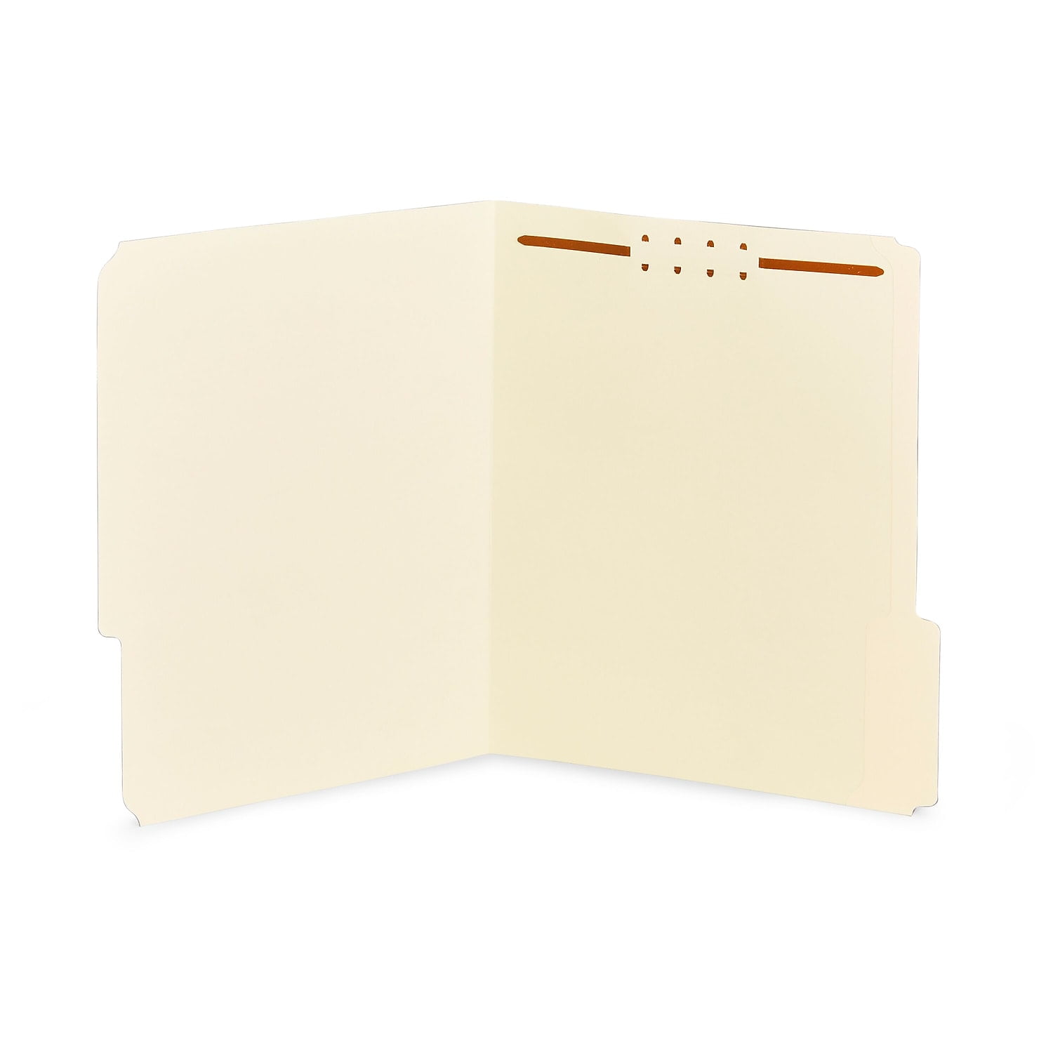 MyOfficeInnovations Reinforced Fastener Folder Letter Size Manila 50 ...