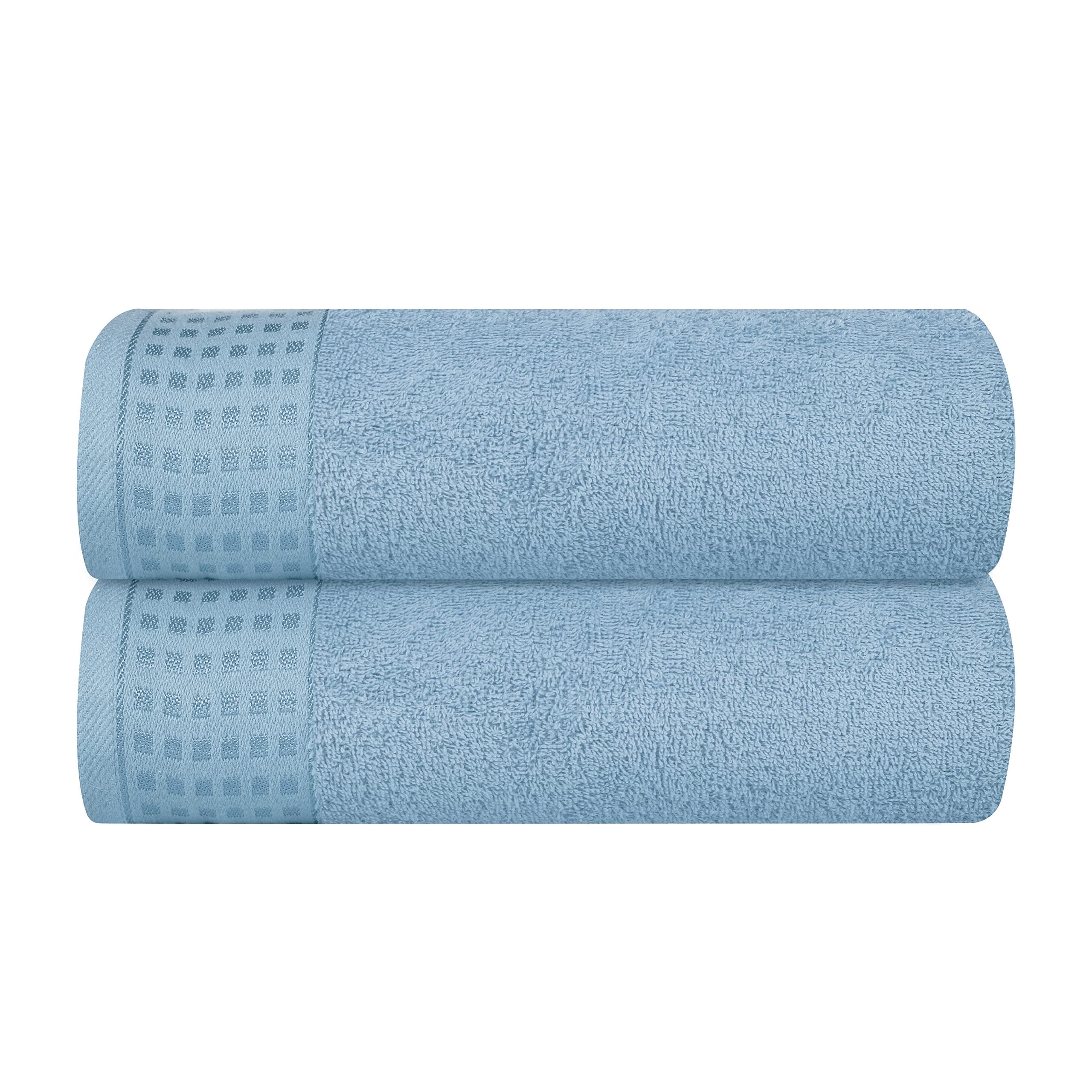 MyOwn Oversized 28x55 Inch Cotton Bath Towels Set for Quick-Drying ...