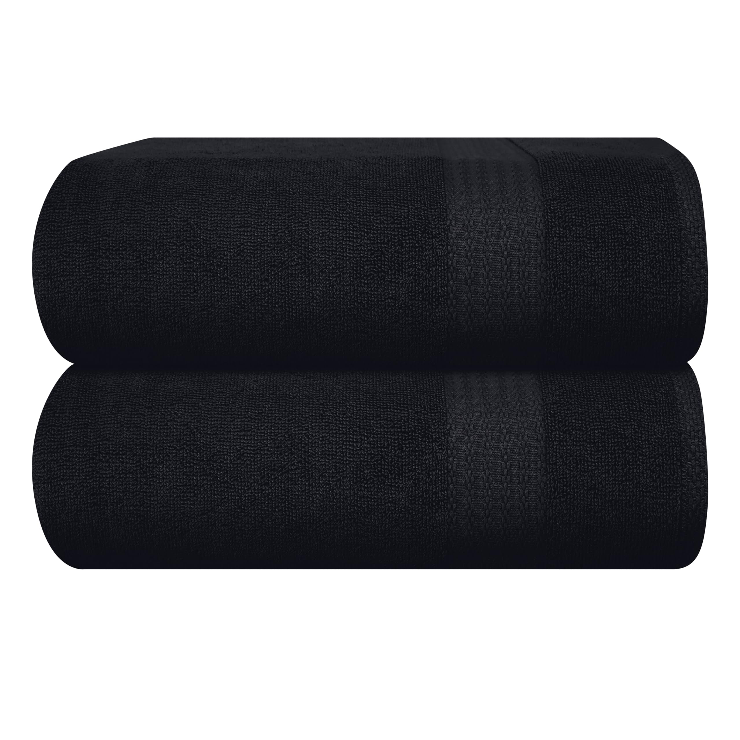 MyOwn Premium Cotton Oversized 2 Pack Bath Sheet 35x70 - 100% Pure ...