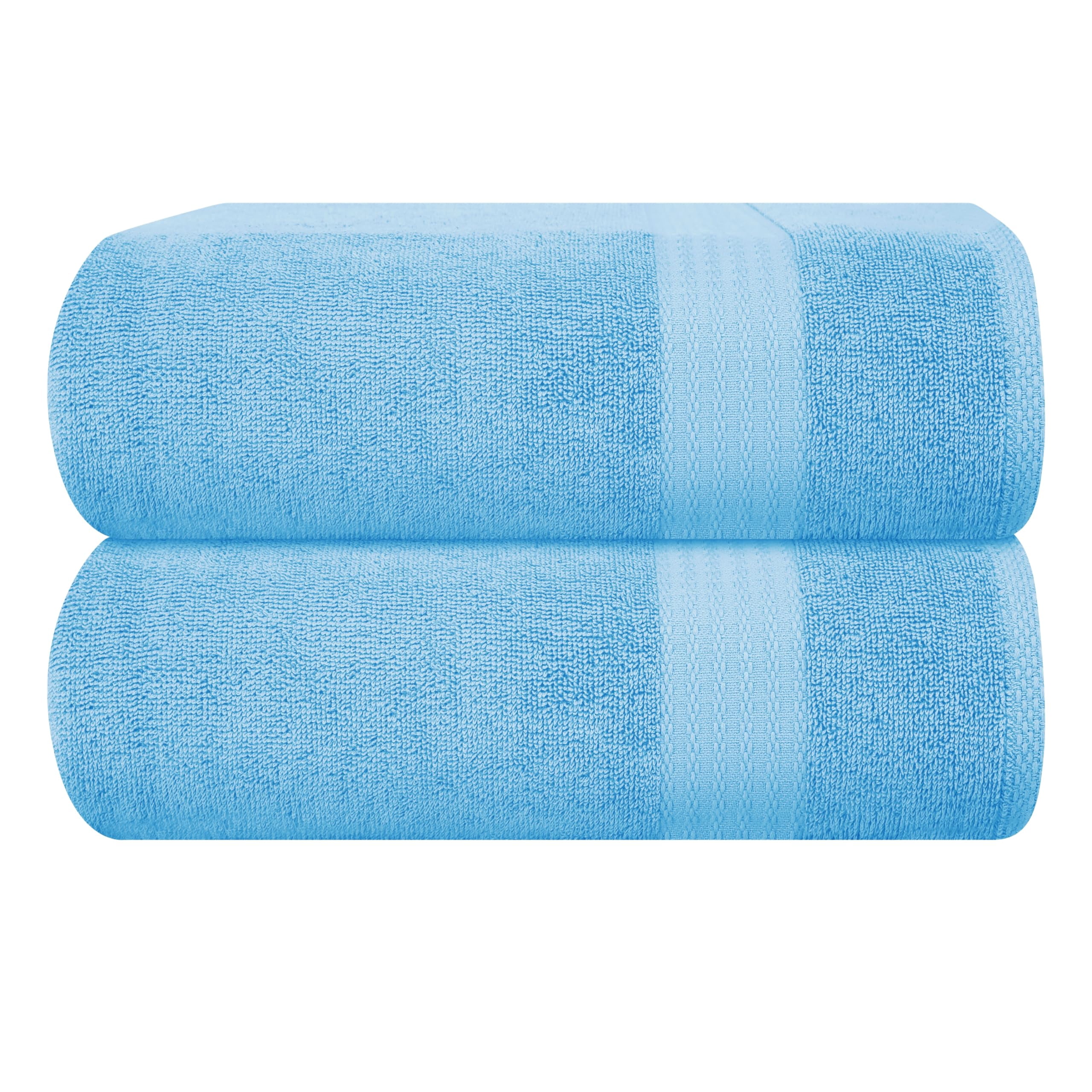 MyOwn Premium Cotton Oversized 2 Pack Bath Sheet 35x70 - 100% Pure ...