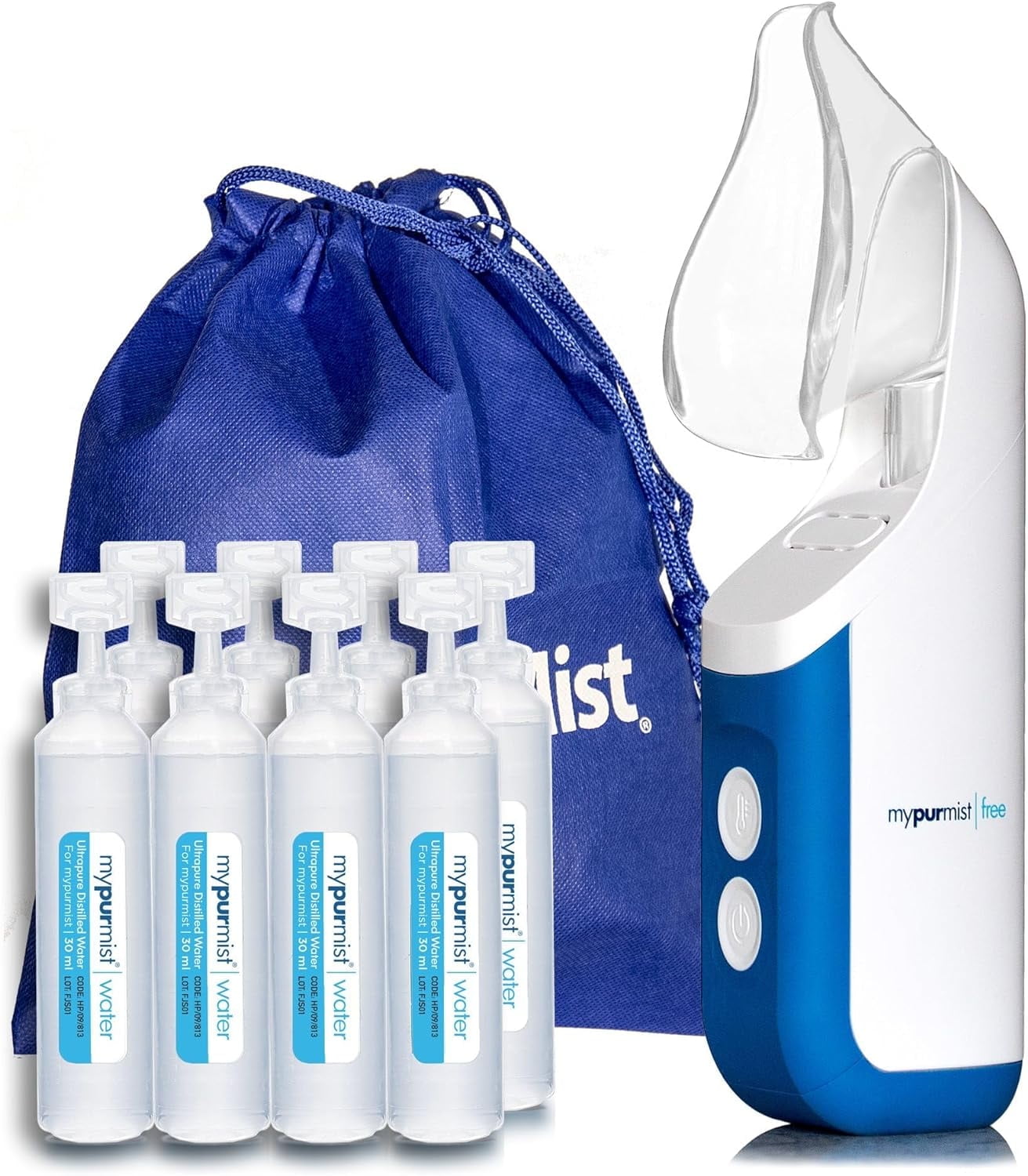 Mypurmist Free Ultrapure Handheld Personal Steam Inhaler (Cordless ...