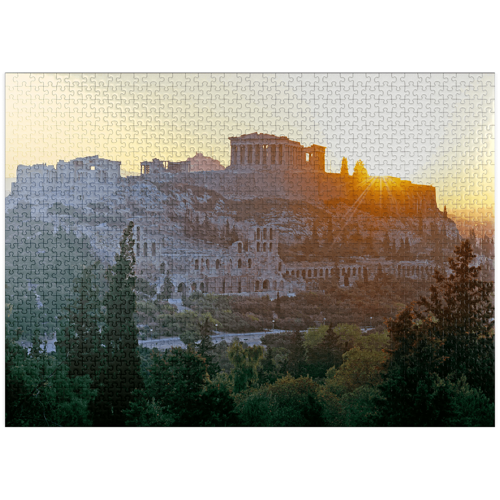 MyPuzzle - Acropolis In Athens, Greece - Premium 1000 Piece Jigsaw ...