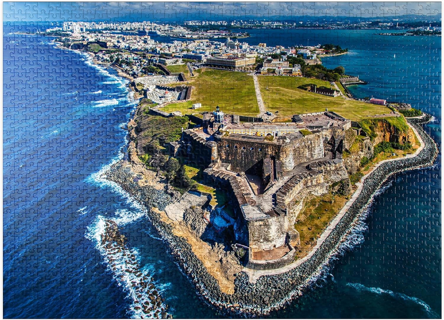 MyPuzzle Aerial View of The Castillo San Felipe Del Morro in Old San ...